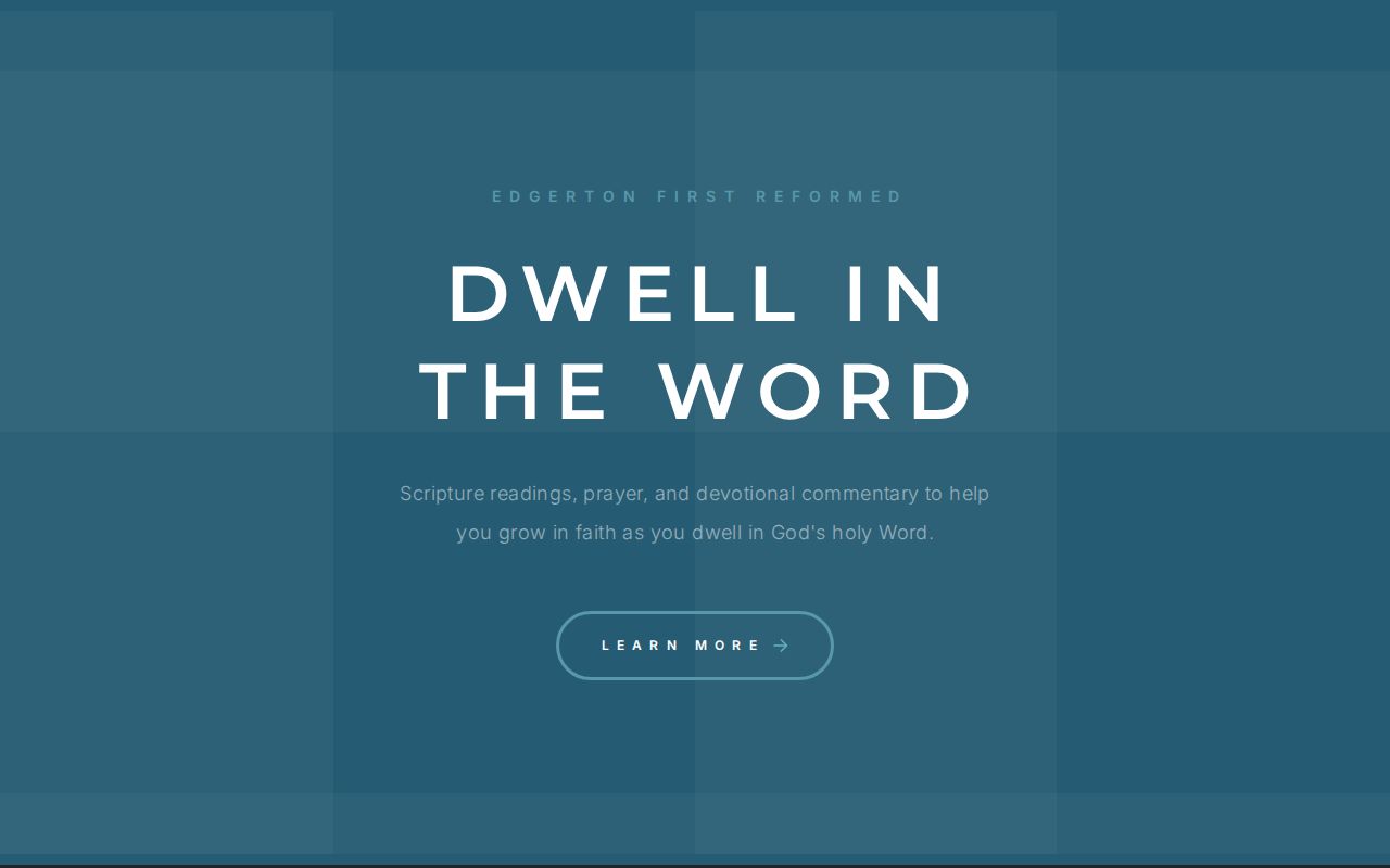 Dwell in the Word